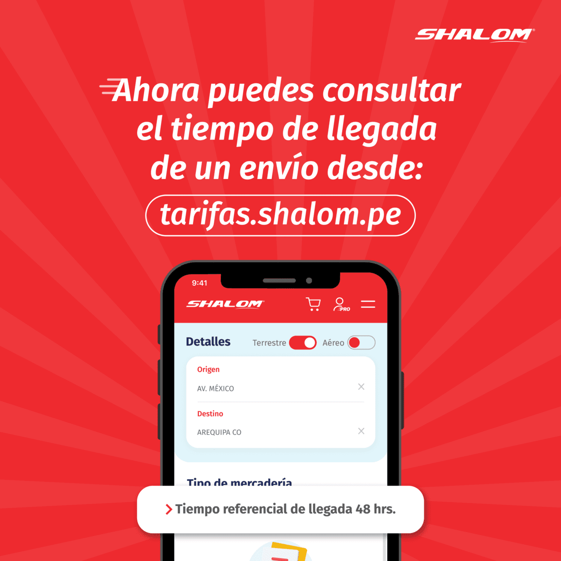 Shalom Envíos a todo el Perú